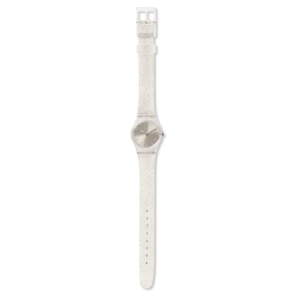 Swatch SILVER GLISTAR TOO 經典手錶/女錶/瑞士製造 LK343E (25mm)【官方旗艦店】 | 蝦皮購物