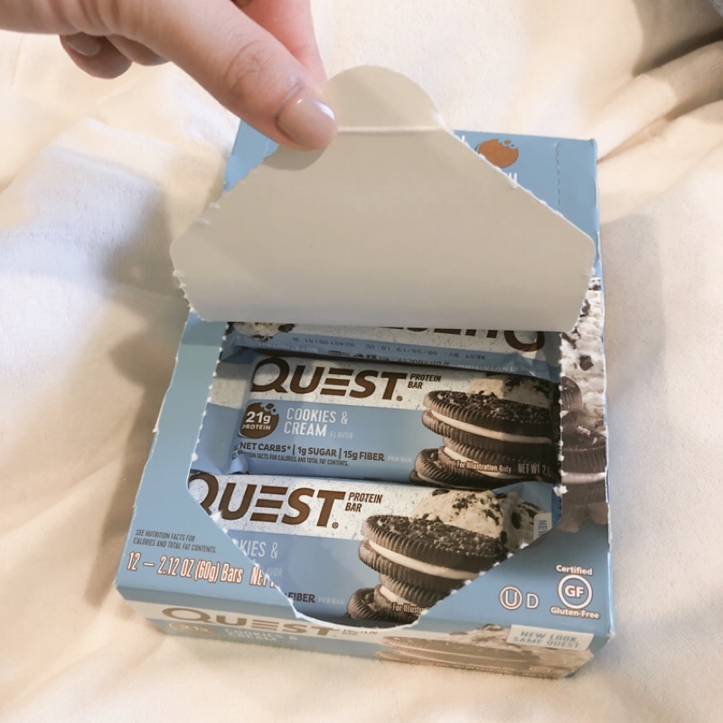Quest Nutrition Bar 蛋白質棒 20g蛋白質 高蛋白營養代餐 Oreo 口味 | 蝦皮購物