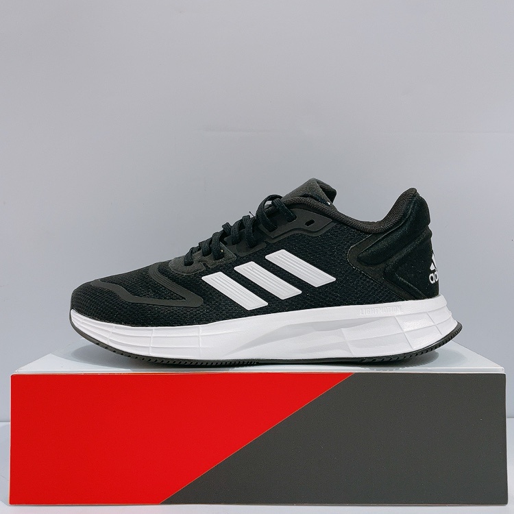 ADIDAS DURAMO 10 女生 黑白色 透氣 舒適 運動 慢跑鞋 GX0709 | 蝦皮購物