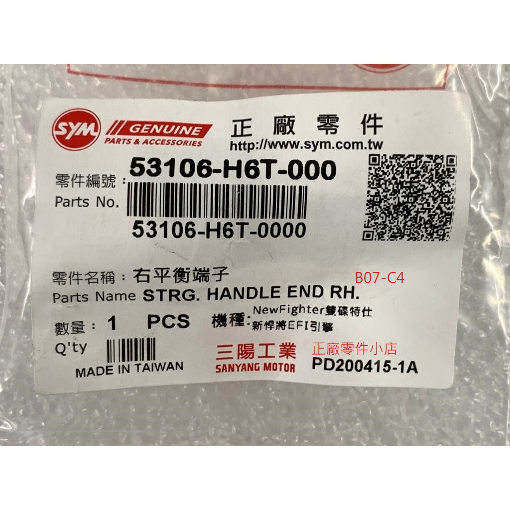 三陽正廠 H6T 平衡端子(左右相同) 轉向手柄平衡端子 新悍將 FIGHTER | 蝦皮購物