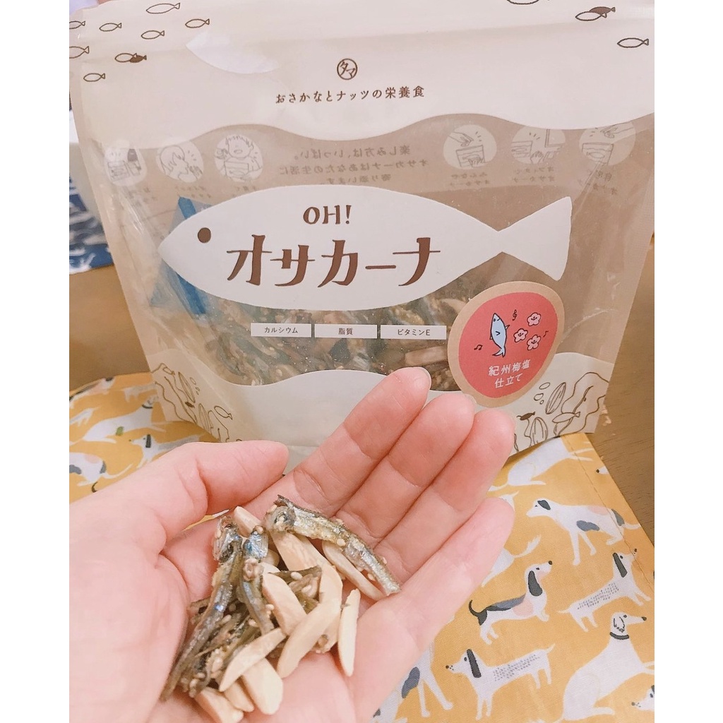 日本食品 現貨秒發 Oh!SAKANA Oh!オサカーナ 小魚乾杏仁條 九州小魚乾 | 蝦皮購物