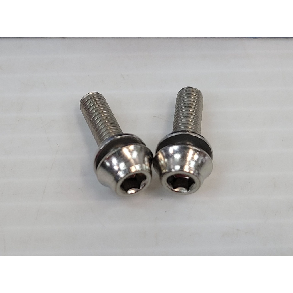 (2顆40元) 水壺架 白鐵螺絲 不銹鋼螺絲 SUS302 換了再也不用怕拆不下來或者滑牙崩牙 不會生鏽的螺絲 鈦螺絲 | 蝦皮購物