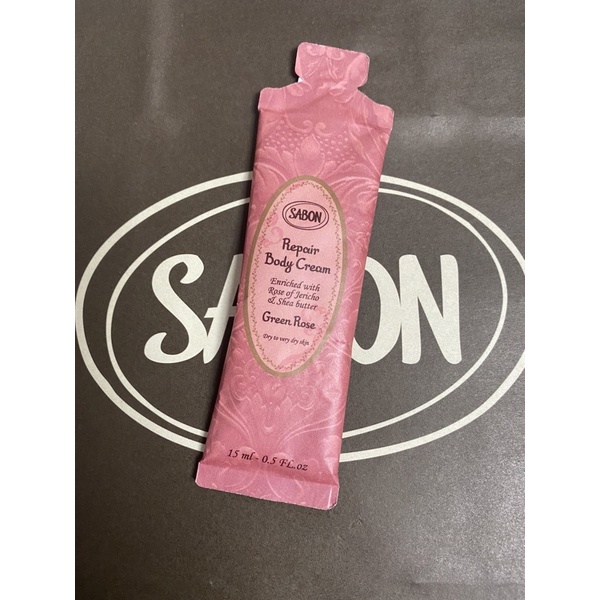 《狠便宜》全新SABON 以色列綠玫瑰身體保濕潤膚霜15ml | 蝦皮購物