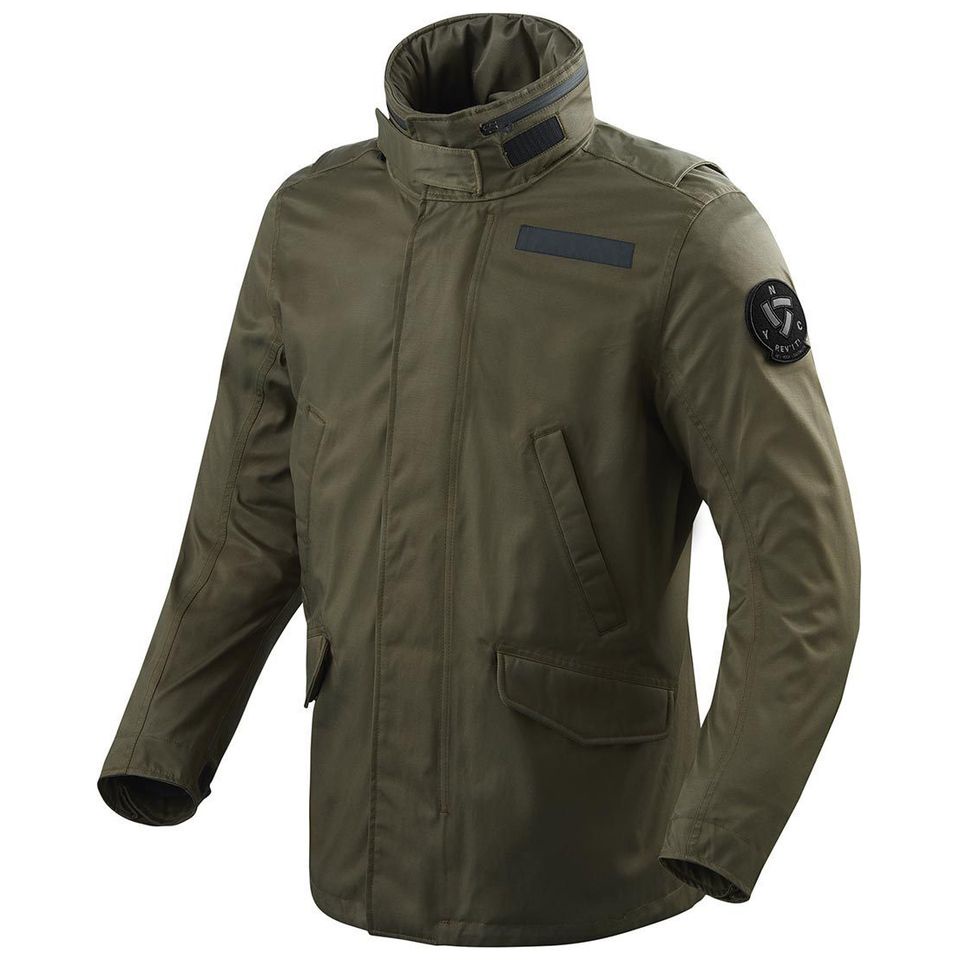 【德國Louis】REVIT 摩托車騎士防摔衣外套 綠色防風防水透氣收納式連帽舒適衣領重機騎士護具夾克 編號500373 | 蝦皮購物