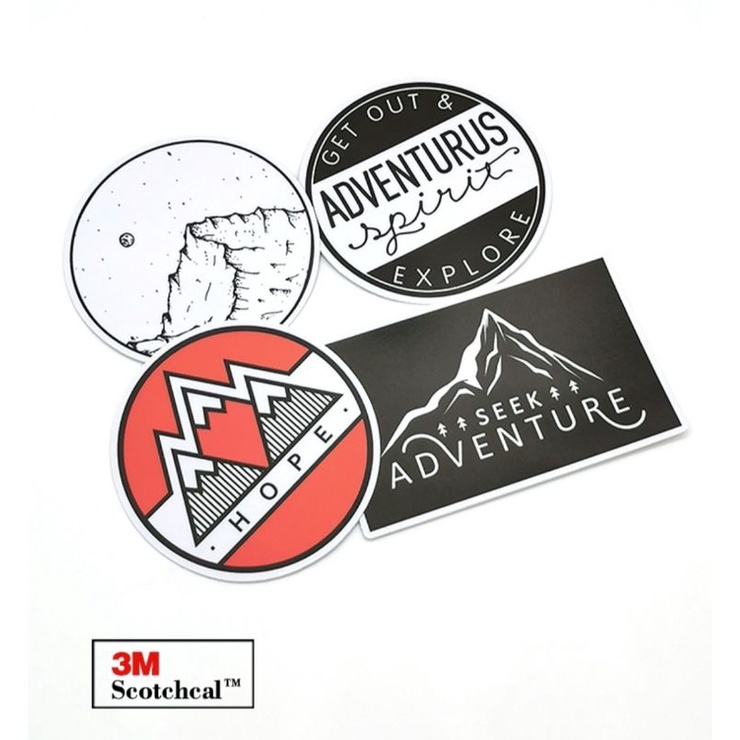 3M露營貼紙/防水/防曬/不殘膠/不褪色 | 蝦皮購物