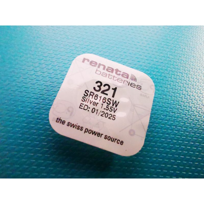 swiss made 瑞士製造RENATA SR616SW - 321 1.55V Swatch鈕扣電池～手錶電池0汞 | 蝦皮購物