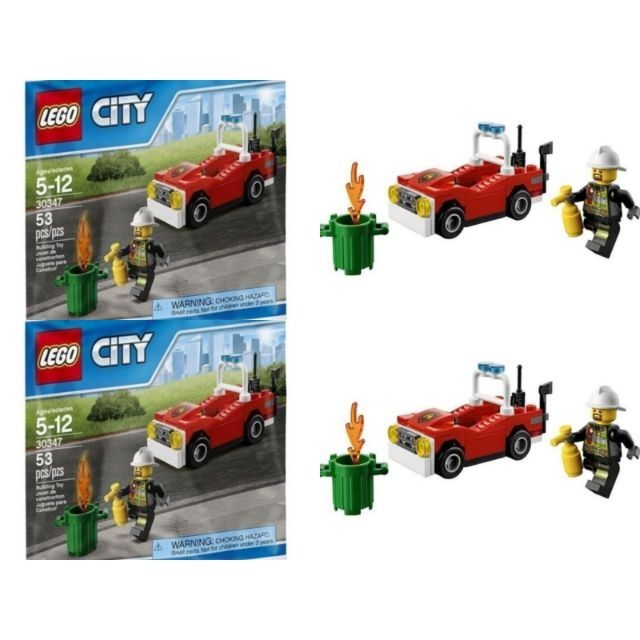 樂高LEGO CITY系列 30347 消防員 打火英雄 *1 | 蝦皮購物