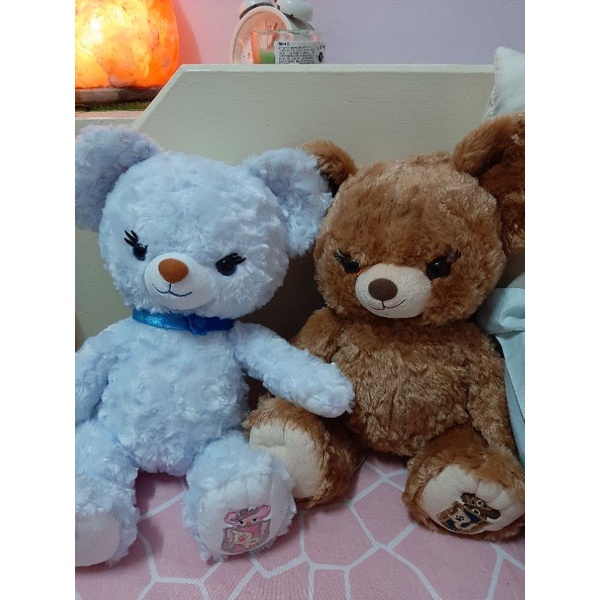 絕版 disney 小熊學校 大學熊 s號 40公分 藍色 咖啡色 unibear 迪士尼商店 娃娃 灰姑娘 仙度瑞拉 | 蝦皮購物