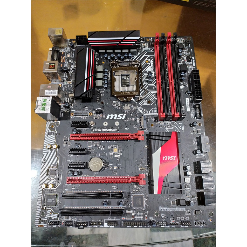 微星 MSI Z170 TOMAHAWK 1151 intel 主機板 二手 非H170 B150 H270 B250 | 蝦皮購物