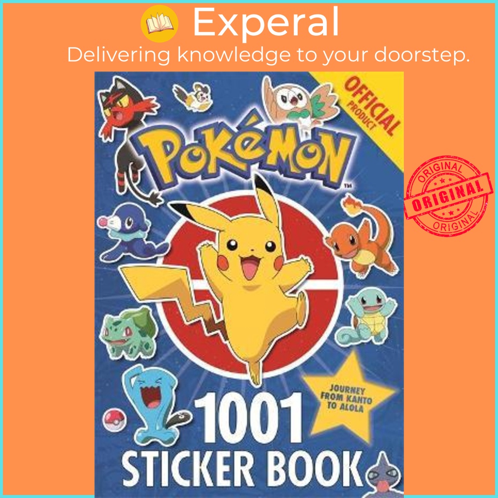 Pokemon 官方 Pokemon 1001 貼紙書 | 蝦皮購物