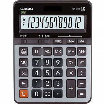 【八度空間】CASIO GX-120B 計算機 商務用12位數桌上大型 | 蝦皮購物