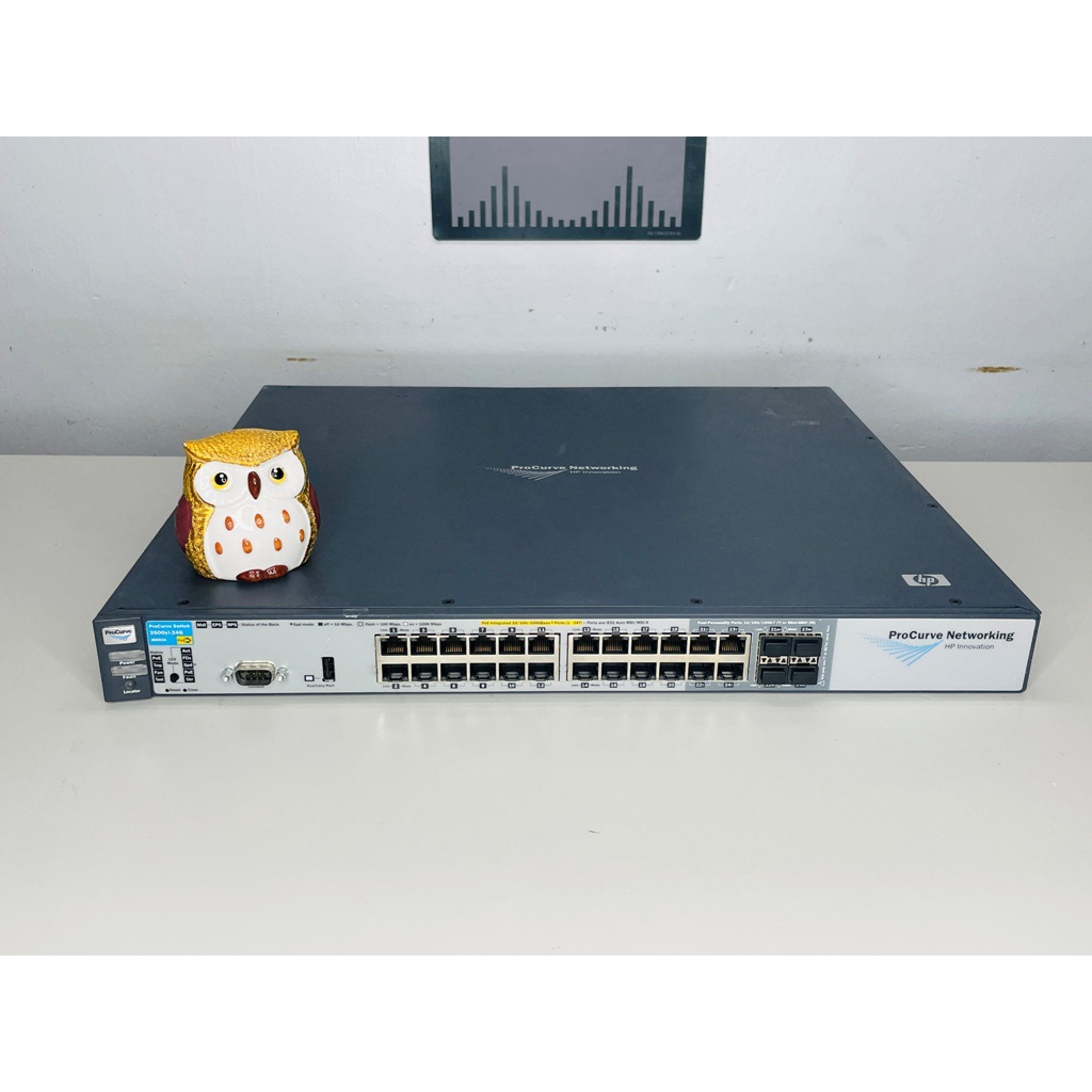 HP ProCurve J8692A 3500yl-24G-PWR 24 Port PoE Gigabit Switch | 蝦皮購物