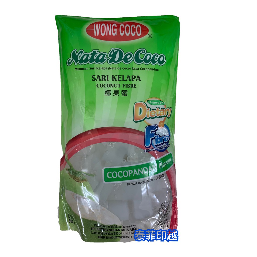 {泰菲印越} 印尼 wong coco 椰果蜜 360克 | 蝦皮購物
