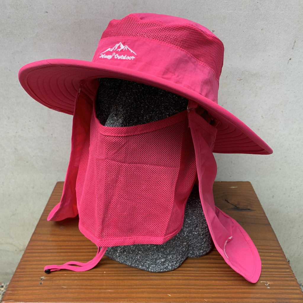 【裝備部落】Hatty outdoor 漁夫帽 UPF50+ 排汗透氣 可拆遮陽網布 戶外-登山-釣魚 遮陽帽 防曬帽 | 蝦皮購物