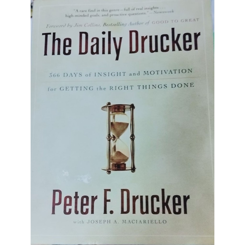 The Daily Drucker 每日遇見杜拉克：世紀管理大師366篇智慧精選 | 蝦皮購物