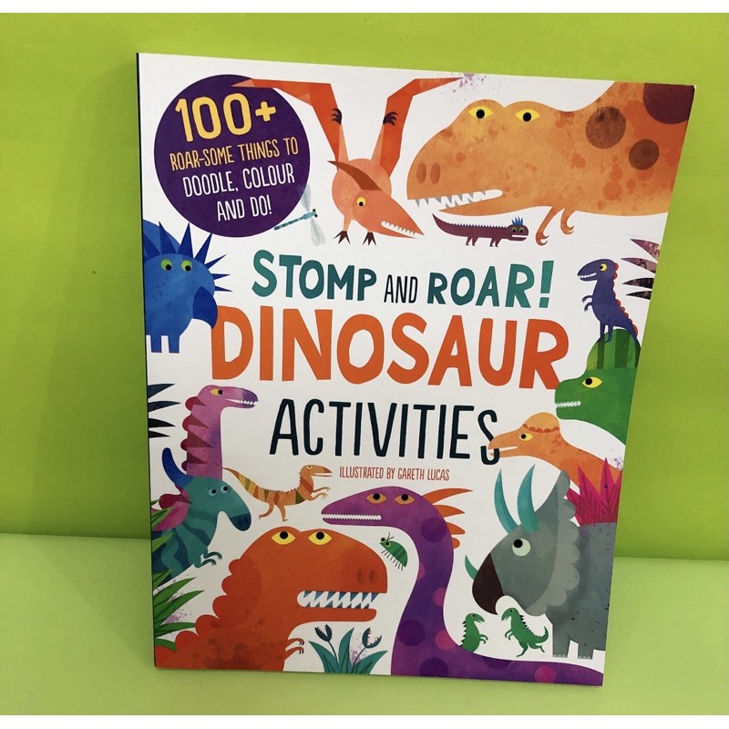Stomp and Roar! Dinosaur Activities 平裝遊戲書(3歲+) | 蝦皮購物