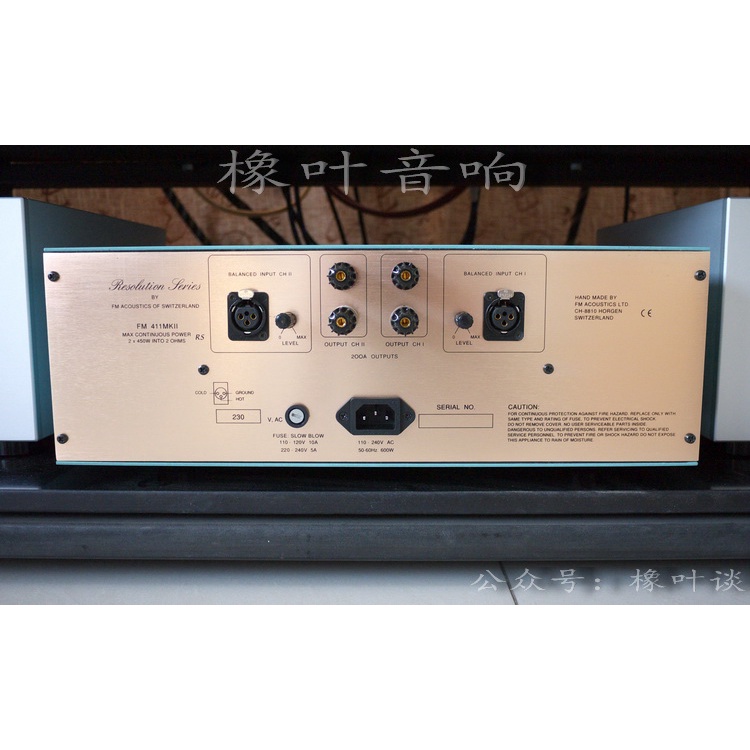 代購服務 樂笛 復刻 直刻 瑞士 FM Acoustics 411 平衡 後級 放大器 豪華版 | 蝦皮購物