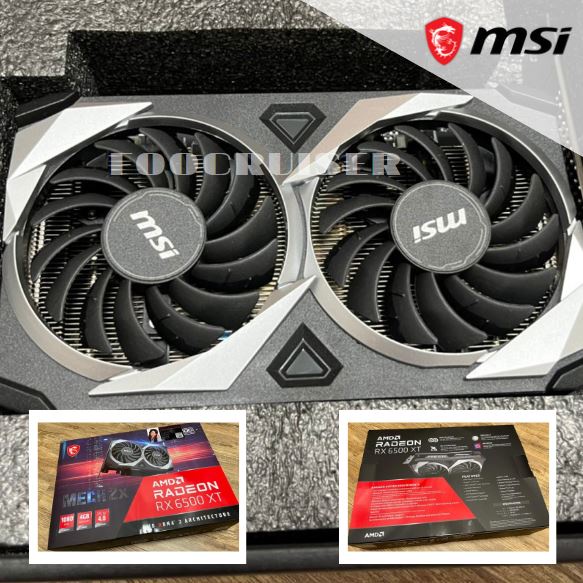 [現貨出清] MSI 微星 RADEON RX 6500 XT MECH 2X 4G OC 顯示卡 特價出清 | 蝦皮購物