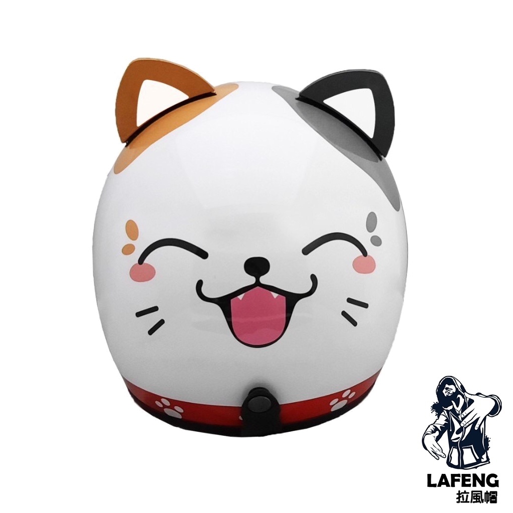 🔥拉風帽🔥智同 EVO CA-309 安全帽 CA309 招財貓 貓耳朵 插釦 3/4 半罩 安全帽 | 蝦皮購物