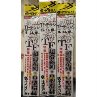 猛哥釣具 HARIMITSU TF超滑系列+O型環付NH-11長短鉤子線100%防鏽塗層新輕量蝦鉤+O圈釣蝦子線仕掛蝦鉤 | 蝦皮購物