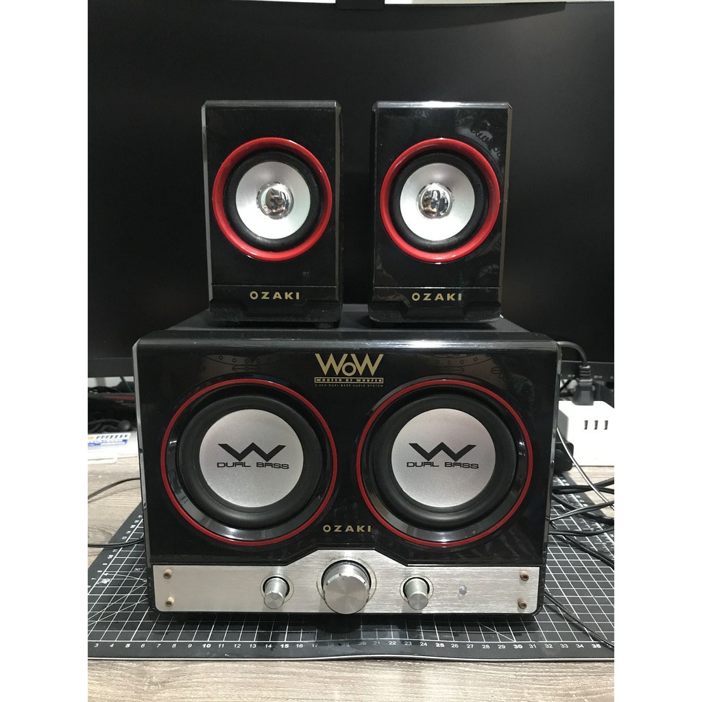 OZAKI WoW 重低音電腦喇叭 | 蝦皮購物