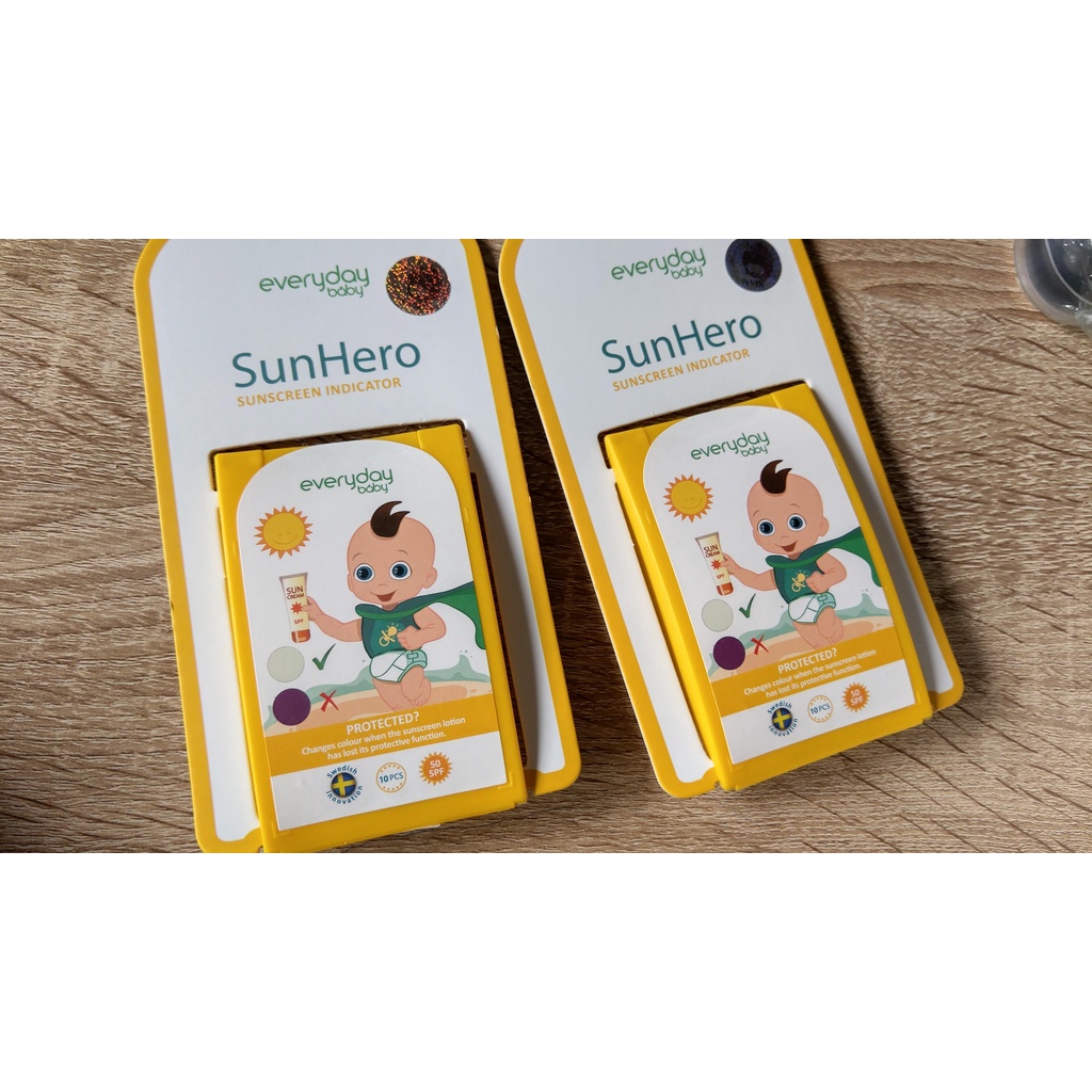 瑞典Everyday Baby SunHero ─ UV紫外線感應貼 | 蝦皮購物