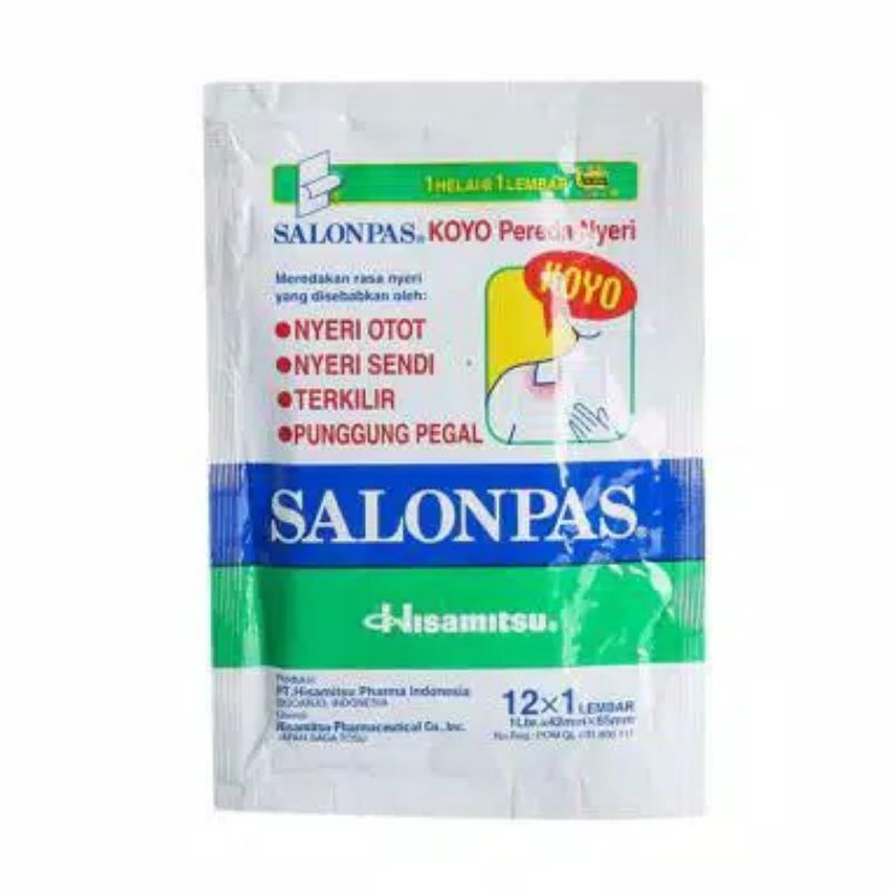 每包 12 件綠色 Salonpas | 蝦皮購物
