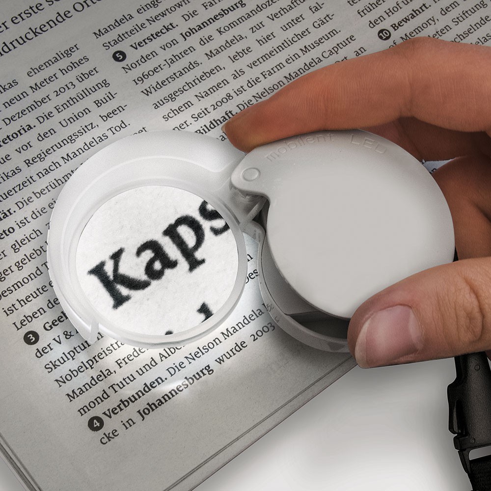 ⭐德國製⭐【Eschenbach】馬卡龍 mobilent LED攜帶型非球面單眼放大鏡 老花熟齡閱讀小字低視力視覺輔具 | 蝦皮購物