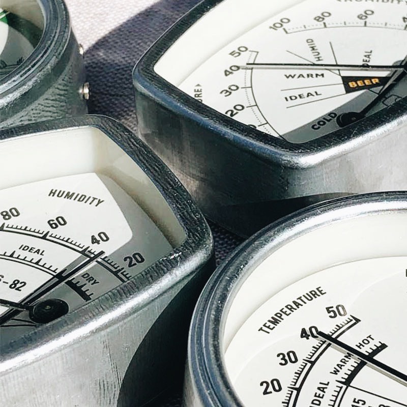 \\ 現貨 ｢DULTON 迷你金屬感溫濕度計 溼度計 濕度計｣ 拿道具Holdingprops | 蝦皮購物