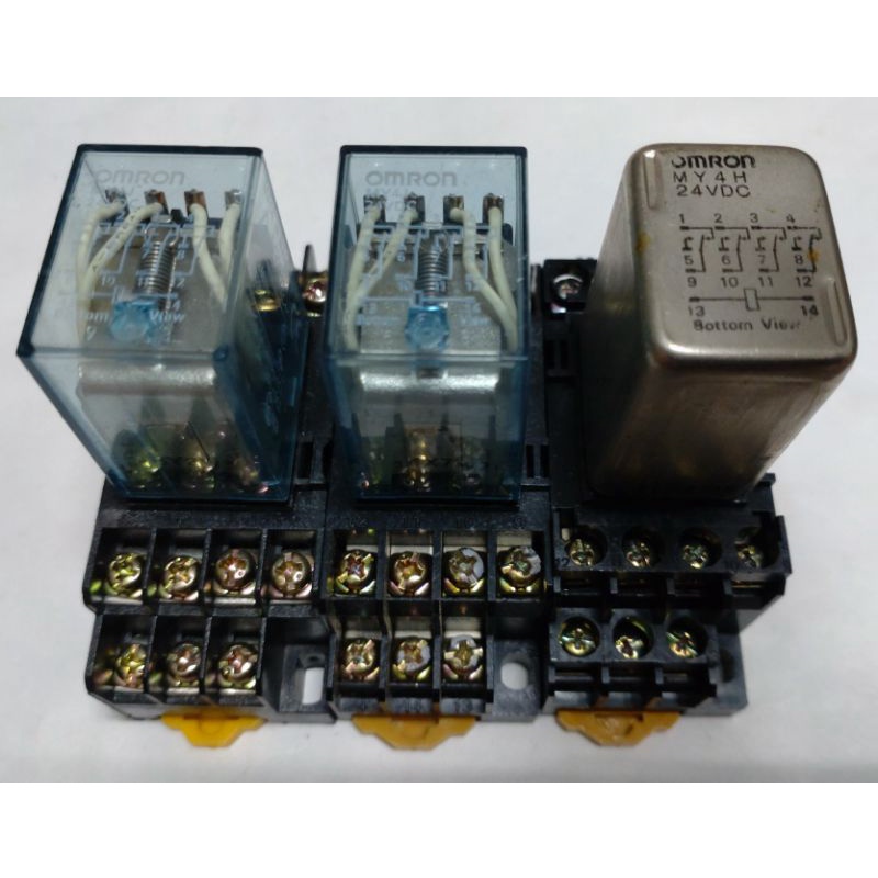 🌞二手現貨保固 歐姆龍OMRON 繼電器 MY4J-24VDC MY4H-24VDC 無指示燈 線圈{DC24V}4極 | 蝦皮購物