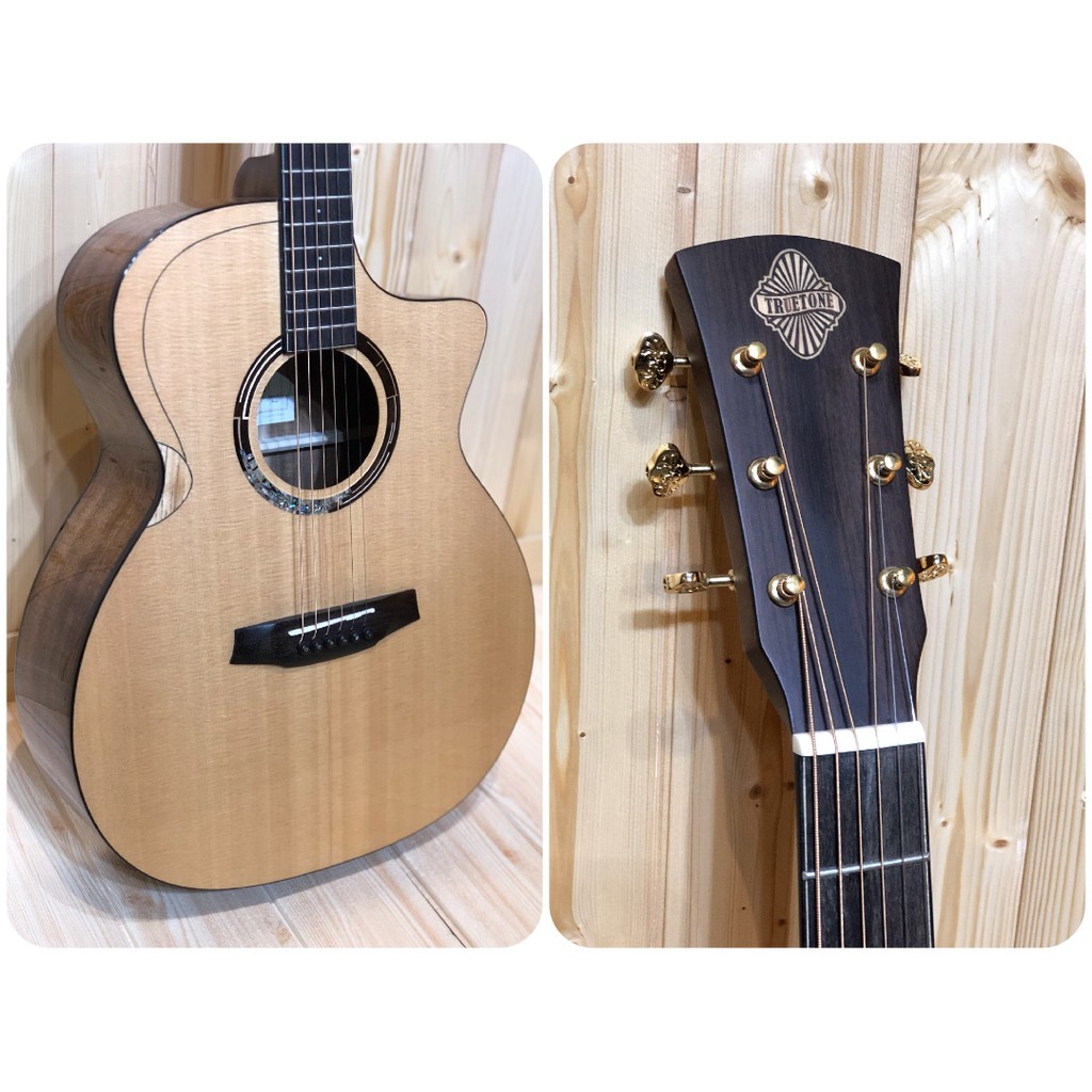 TrueTone GK-7CSS 全單板 木吉他 民謠吉他 含原廠硬盒 【又昇樂器.音響】 | 蝦皮購物