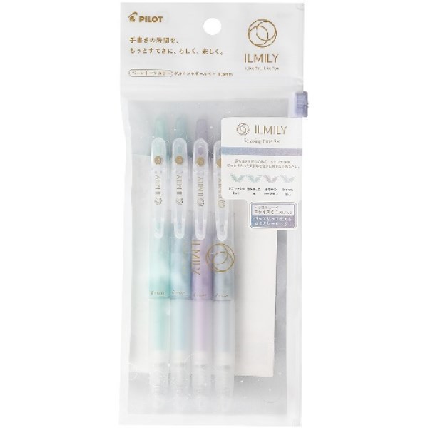[日本製] Pilot 百樂 透明感 果汁淡色調 限量 4色入 中性筆 圓珠筆 溜溜筆 原子筆 ILMILY 0.5mm | 蝦皮購物