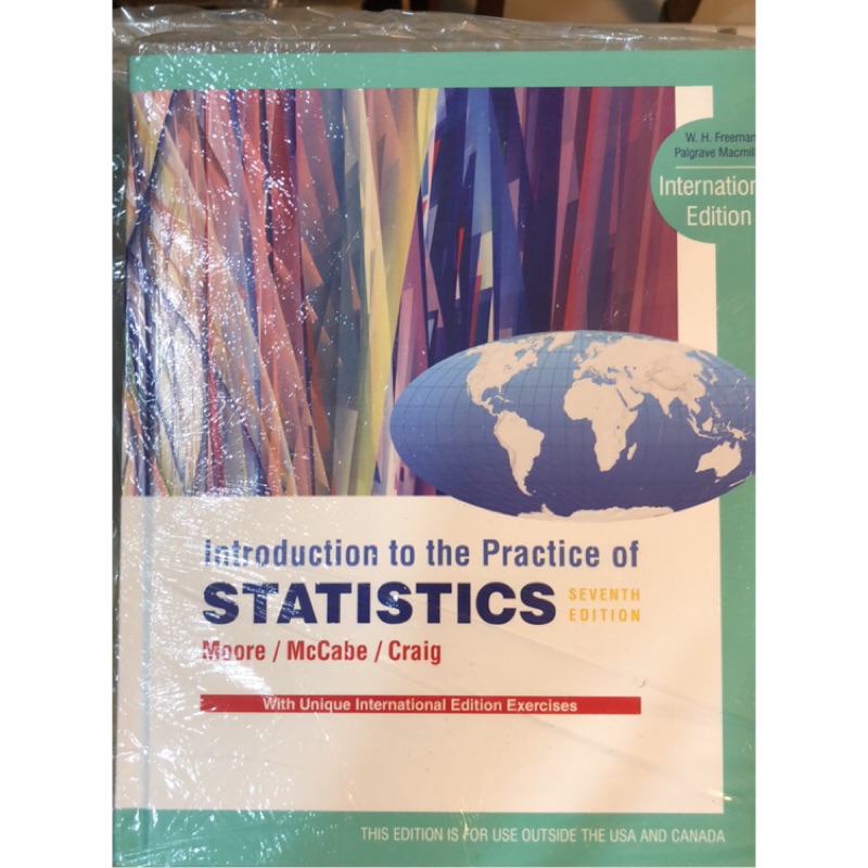 Introduction to the Practice of STATISTICS 7/E(IE) | 蝦皮購物