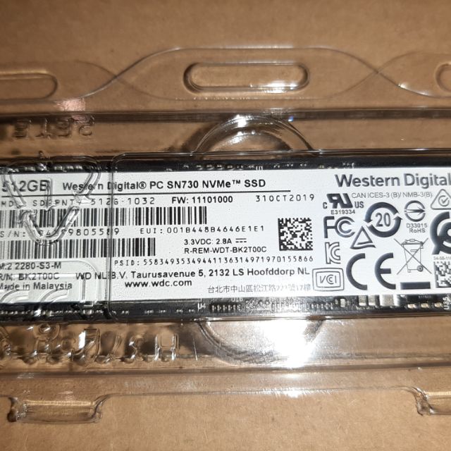 降價!WD 黑標 固態硬碟SN730 M.2 PCIE 512G SSD 全新拆機新品 | 蝦皮購物