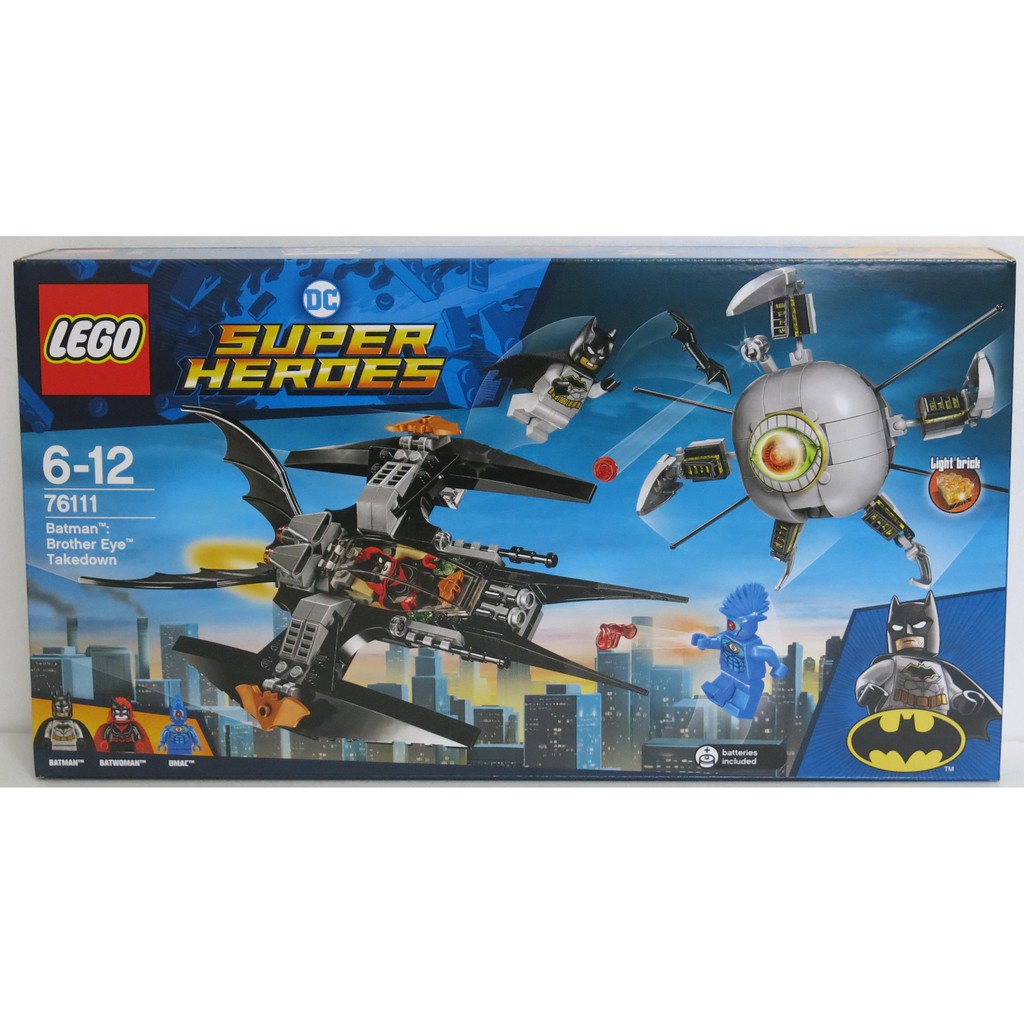 {野孩子}盒損 LEGO樂高 超級英雄 Batman: Brother Eye Takedown兄弟之眼摧毀 76111 | 蝦皮購物