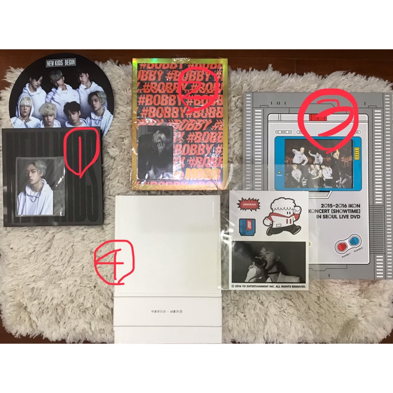 iKON MOBB BOBBY AKMU 官方周邊 限定 特典 DVD CD 小卡 專輯 照片 扇子 拍立得 韓彬 振煥 | 蝦皮購物