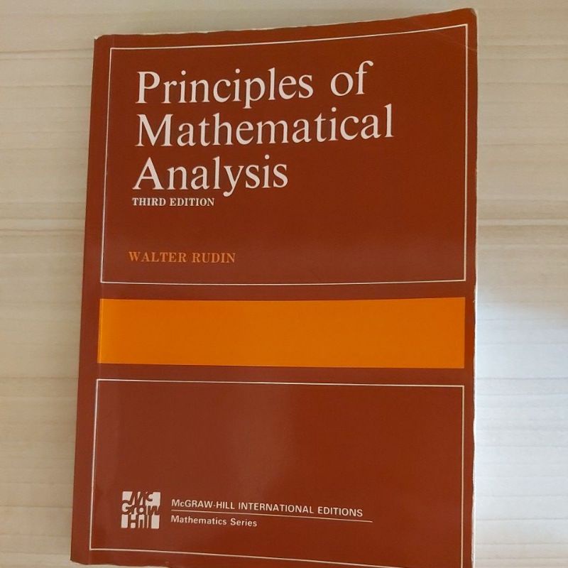 《二手書》高等微積分用書 Principles of Mathematical Analysis(Baby Rudin) | 蝦皮購物 《二手書》高等微積分用書 Principles of Mathematical Analysis(Baby Rudin) | 蝦皮購物