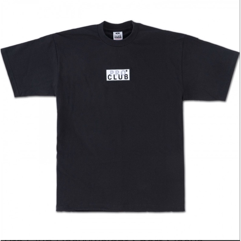 PRO CLUB Box Logo Tee🇺🇸美國限定 刺繡 重磅 小領口 pro club | 蝦皮購物