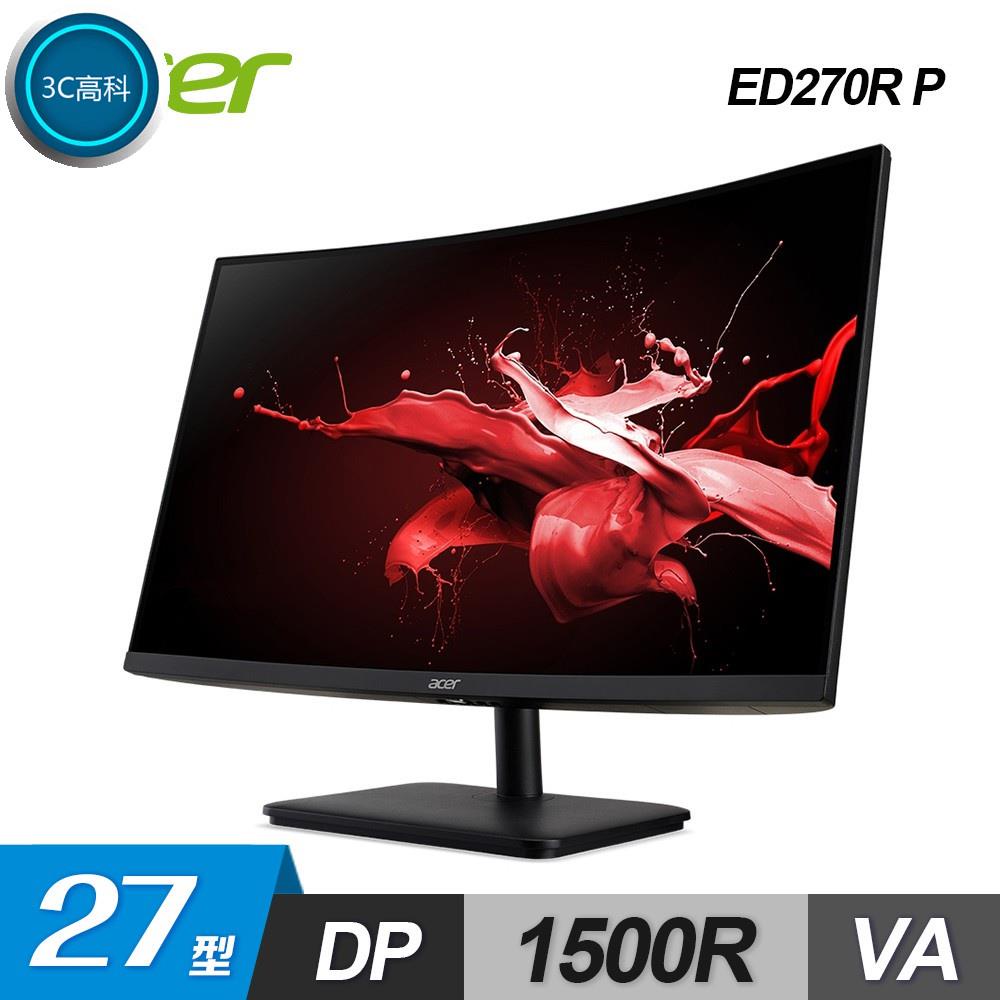 【3C優選】免運 全網正貨最優惠 Acer 宏碁ED270R P 27型 165Hz 曲面電競螢幕 | 蝦皮購物