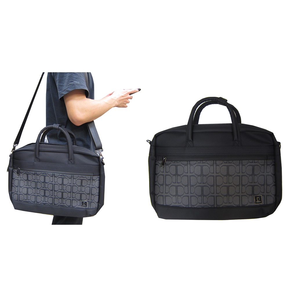 ~雪黛屋~DANDY 文件包中容量可A4資料夾主袋+外袋共三層防水尼龍底加大量布提肩斜側背MP3孔附長背帶SW9291 | 蝦皮購物