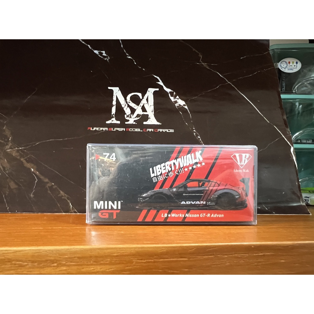 MINI GT # 74 LB Works Nissan GT-R R35 ADVAN 日本特別版 RHD | 蝦皮購物