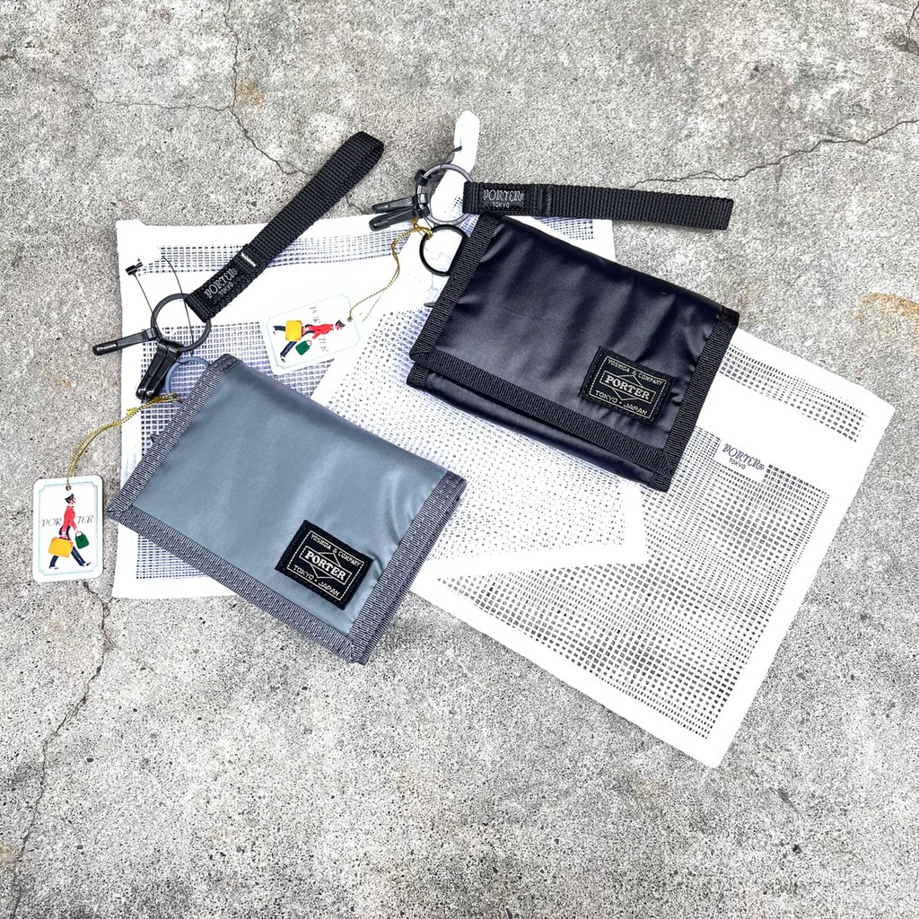 {XENO} 全新正品 現貨 YOSHIDA PORTER CAPSULE WALLET 錢包 三折 短夾 現貨 | 蝦皮購物