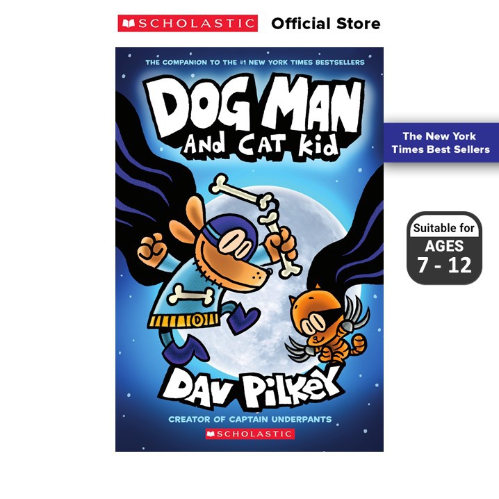 Dog Man 4 Dog Man and Cat Kid/ Dav Pilkey 文鶴書店 Crane Publishing | 蝦皮購物