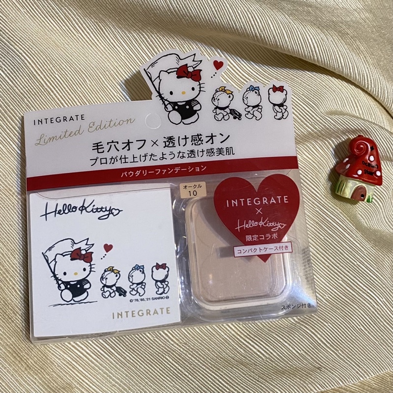 INTEGRATE 柔焦輕透美肌粉餅n X Hello Kitty 迪士尼仙履奇緣 聯名限定組 #OC10 #OC20 | 蝦皮購物