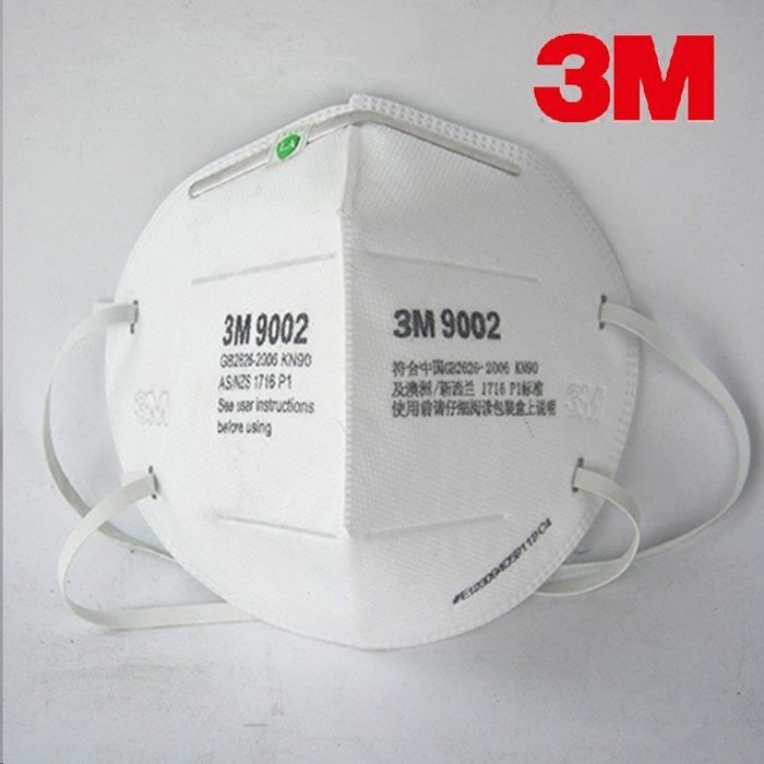 附發票 3M 9002頭帶式防護口罩 P1等級口罩 防粉塵口罩 單片包《JUN EASY》 | 蝦皮購物