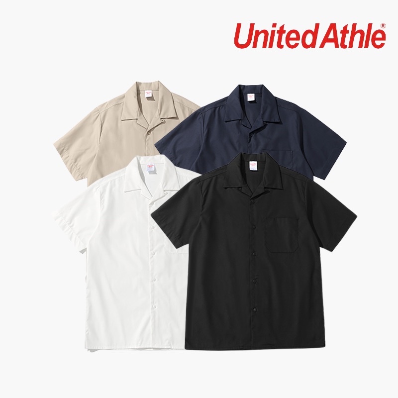 免運 』日本 United Athle 1759-01 特殊不易起皺 古巴領 工作短袖襯衫【UNO STORE】 | 蝦皮購物