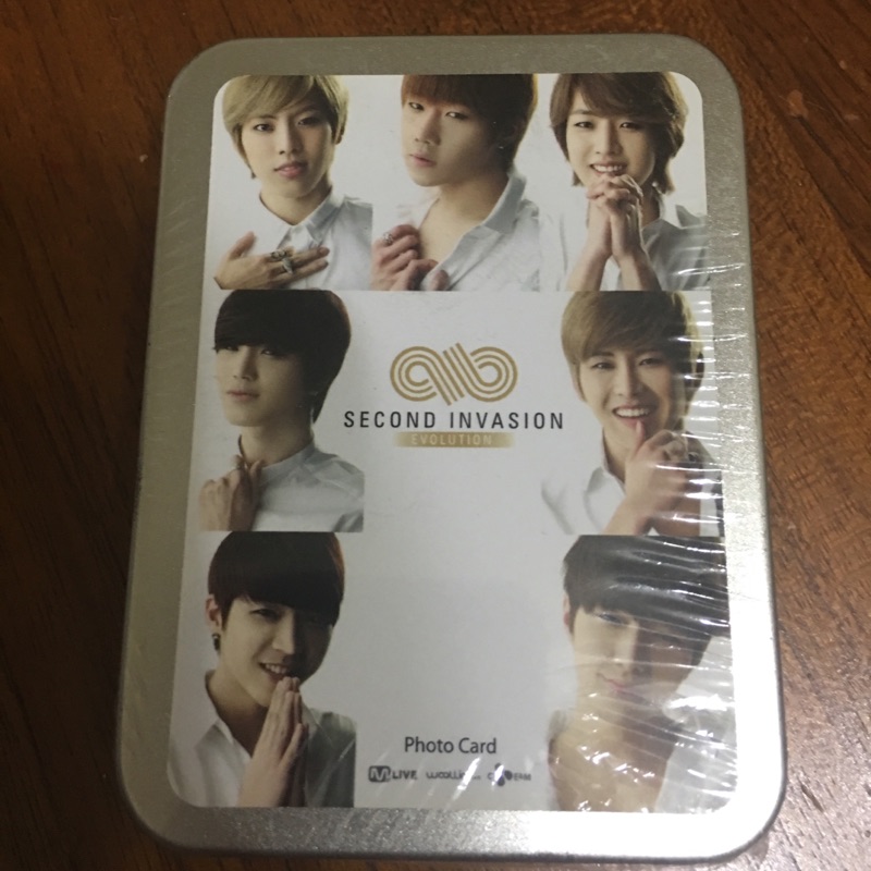 全新絕版 Infinite Second Invasion官方周邊 photo card set 鐵盒照片組 | 蝦皮購物