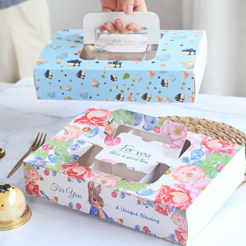 🌹四/六格方型手提;圓塔盒(5入)【L0140~1】 | 蝦皮購物