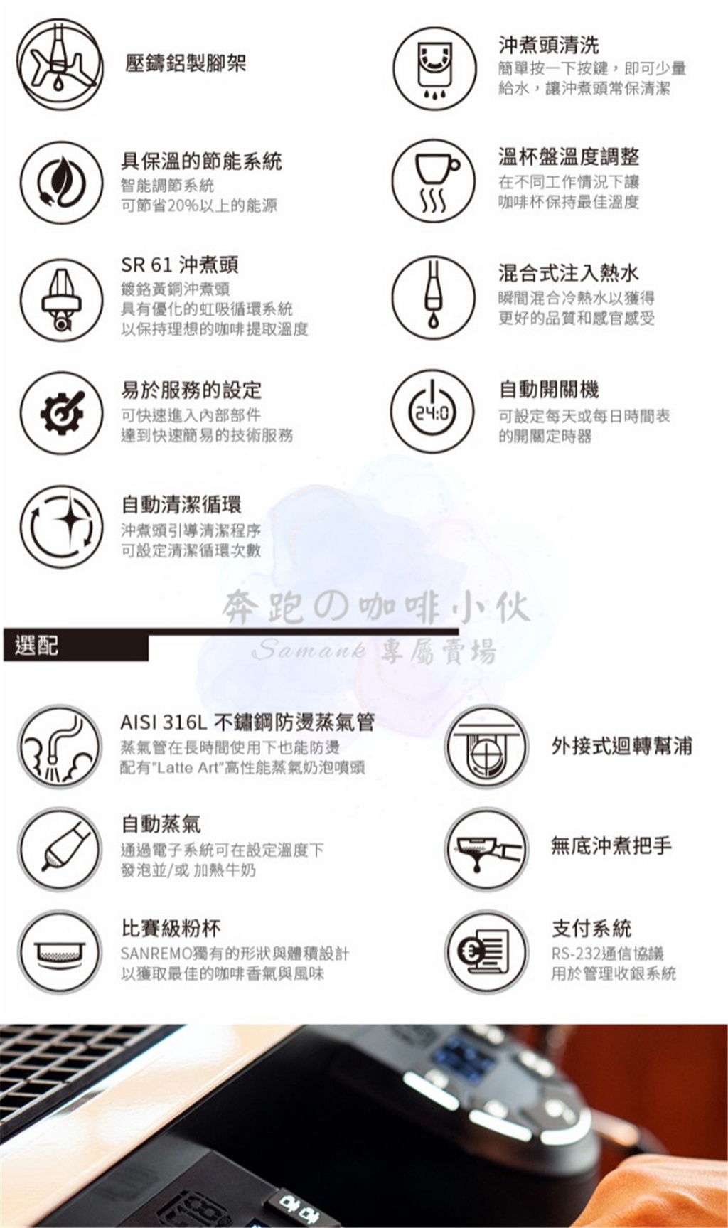 SANREMO F18 SB / F18 雙孔營業用咖啡機 220V 半自動 咖啡機 節能 咖啡廳 拉花大賽指定機 咖啡 | 蝦皮購物