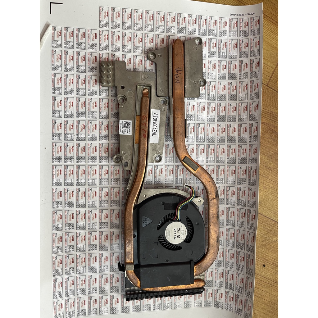 可拆卸 DELL E6520 筆記本電腦散熱器 - 散熱器 DELL E6520 VGA- 風扇和散熱 DELL E65 | 蝦皮購物